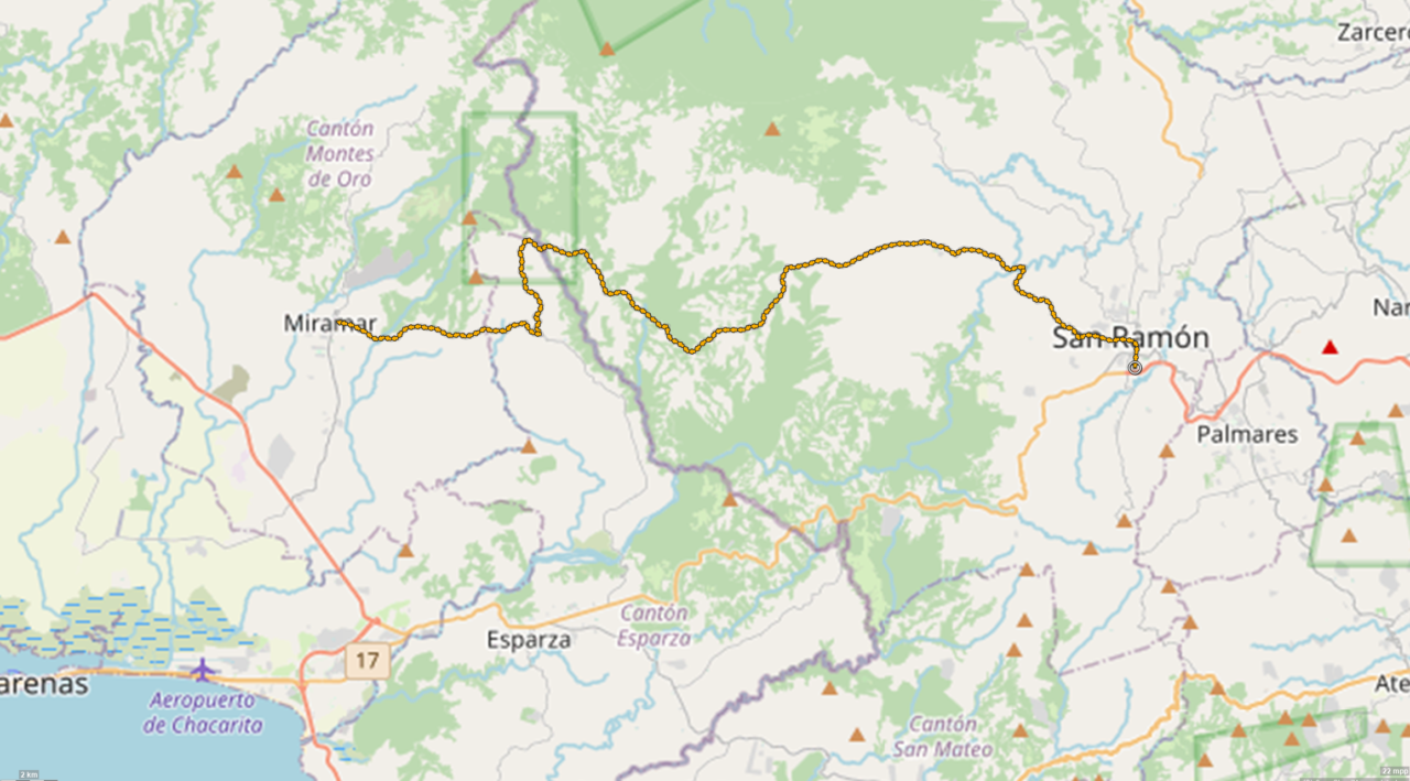 Ruta: San Ramon – Miramar #1 | Geek Riders